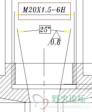 M20X1.5-6H是什么意思？ - Pro/E 零件建模 - 野火论坛